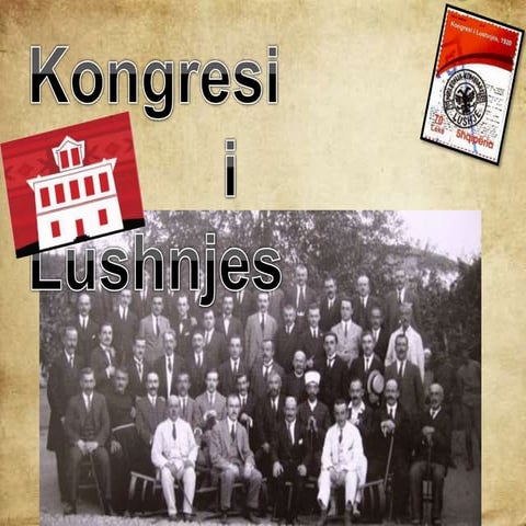 Projekt, "Histori": Kongresi i Lushnjes | PPTX