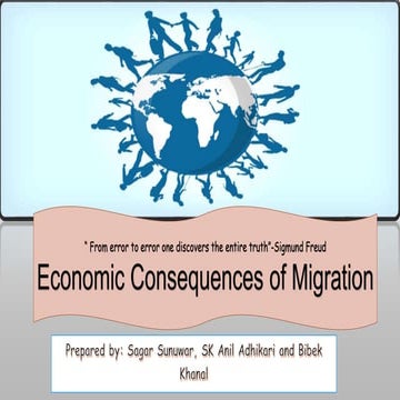 Economic Consequences of Migration | PPTX