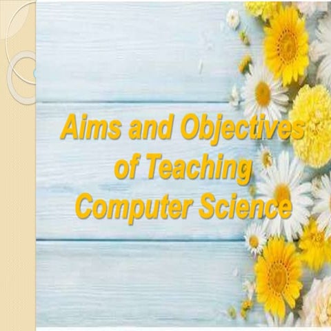 Aims and objectives | PPTX