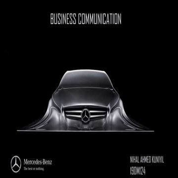 MERCEDES BENZ | PPTX