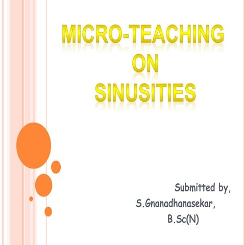 sinusities | PPTX