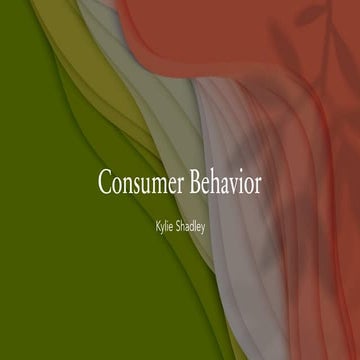Consumer Behavior | PPT