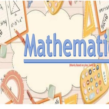Maths worksheets | PPTX