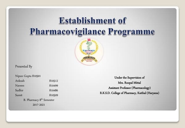 History And Progress Of Pharmacovigilance history-and-progress-of-pharmacovigilance