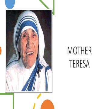 MOTHER TERESA | PPT