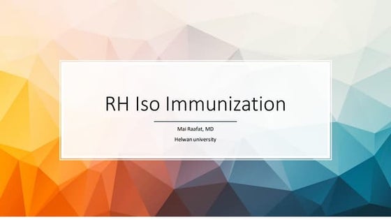 Hemolytic disease of the newborn | PPT