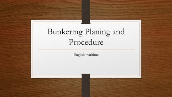 Berthing and unberthing operations | PPT