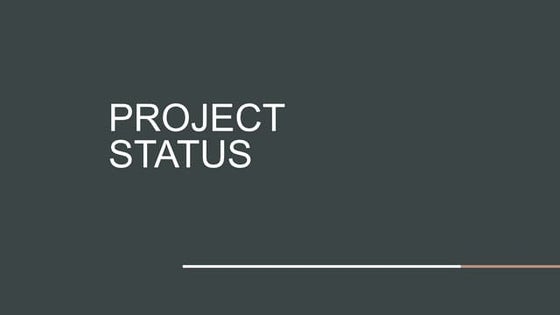 Project Status Report PowerPoint Template.pptx | Technology & Computing