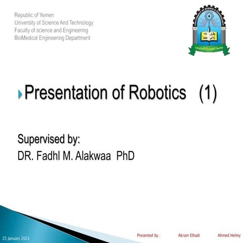 presentation_1.pptx | Robotics | Technology & Computing