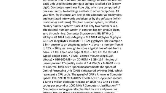 Data_Storage_Units_and_System_Components.pptx | Data Storage and Warehousing | Computing
