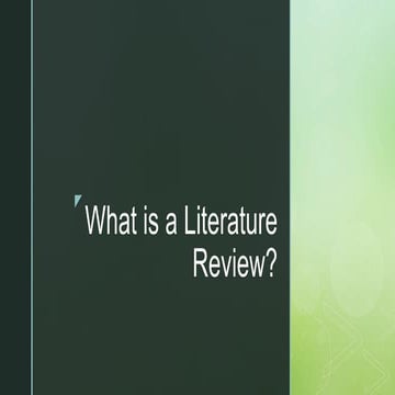 What is a Literature Review?.pptx