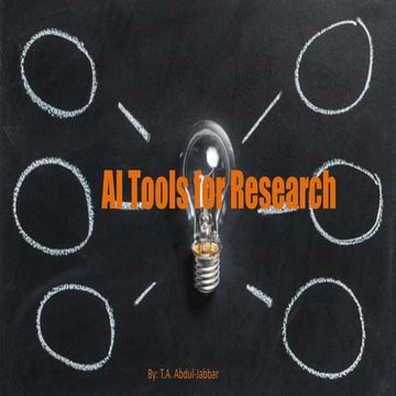 AI Tools for Research | PPTX
