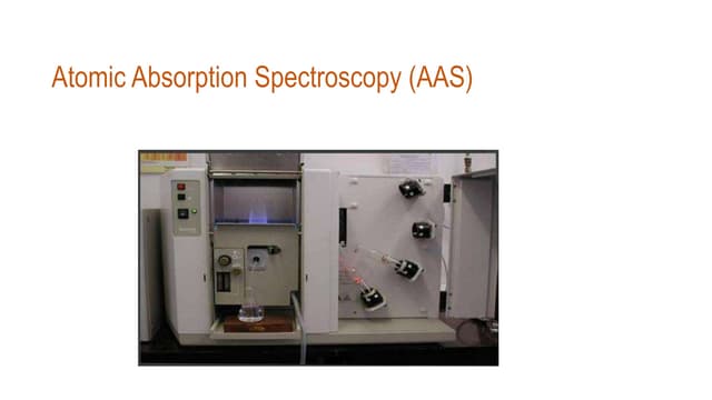 Atomic Absorption Spectroscopy Aas Ppt