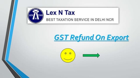 GST Refund | PDF