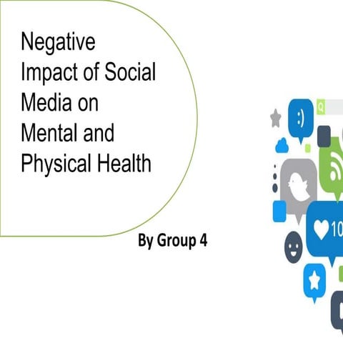 Negative impact of social media | PPTX