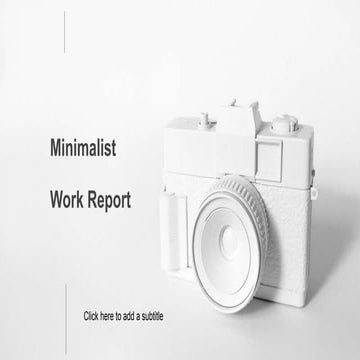 work report template | PPTX