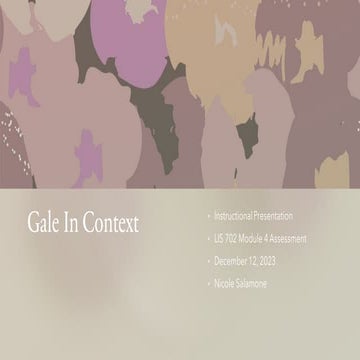 Gale virtual reference library (702 ) | PDF