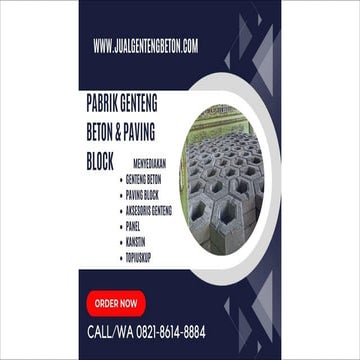 LANGSUNG KIRIM, Paving Per Meter Persegi | PDF