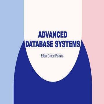 Advanced Database Systemspptx Databases Computer Software And 8410