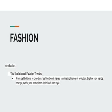 Fashion Trends 1 Pdf