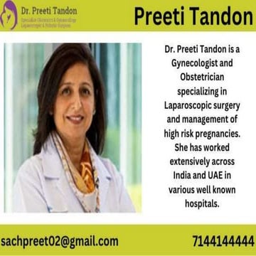 Best Gynecologist In Dubai expert doctor | PPT