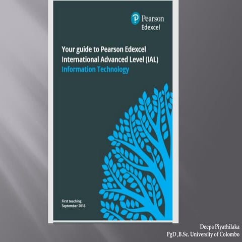 INTERNATIONAL ADVANCED LEVEL INFORMATION TECHNOLOGY | PDF
