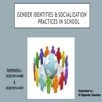 Presentation1 gender ideates and socialization | PPT