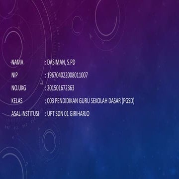 ppt ppg pendidikan guru sekolah dasar tentang lk 3 | PPTX