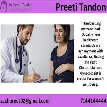 Best Obstetrician And Gynecologist In Dubai | PPT