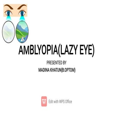 Presentation1.pdf...jejegbebkiih amblyopia | PPT