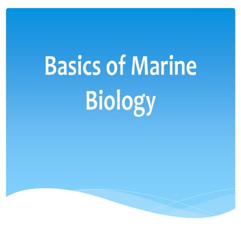 What is Marine Biology .pptx