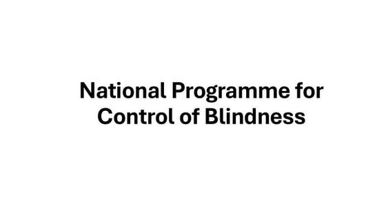 NPCBVI.pptx | Eye and Vision Conditions | Diseases and Conditions
