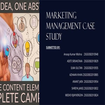 Presentation on Marketing Management Case Study.pptx