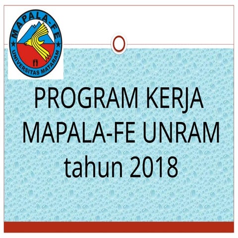 Programm Kerja Mapala-Fe Unram 2018.pptx