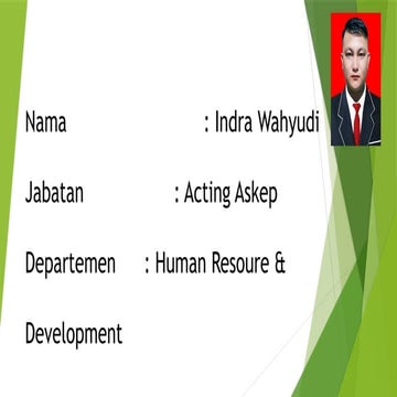 contoh persentasi pencapaian kerja saat test | PPTX