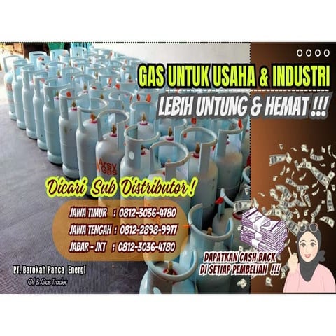 LEBIH HEMAT !!! Distributor Gas LPG | +62 812-3036-4780 | PPTX