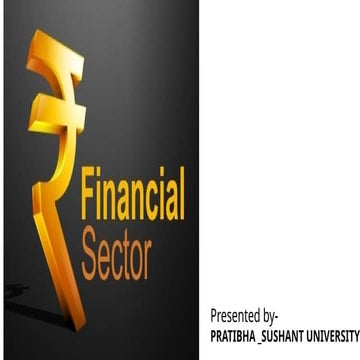 Presentation on types of financial sectors | PPTX
