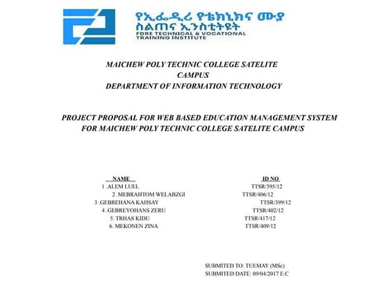 STUDENT’S PROJECT ALLOCATION AND MANAGEMENT SYSTEM | PDF