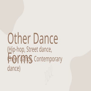 Hip hop dance | PPTX