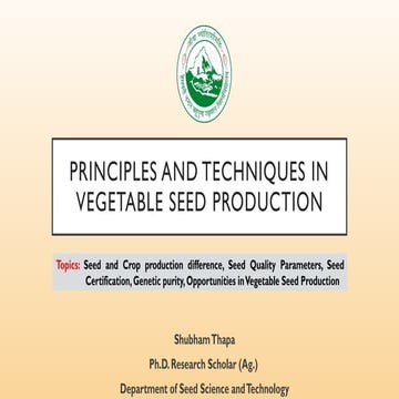 Seed Production Technology (Seed Science and Technology).pptx