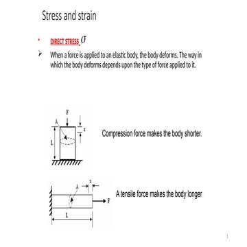 How to describe Engineering Stress, strain | PPTX