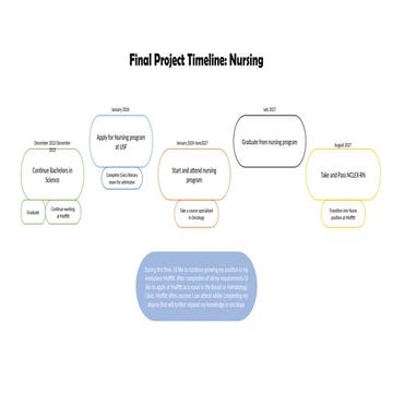 Nursing Timeline for Graduating Students | PPTX