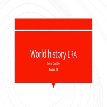 Presentation1 ppt History era and definitions | PPTX