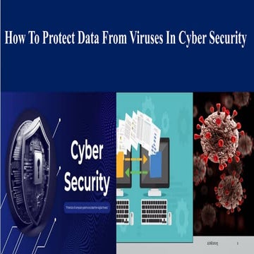 How to protect data from viruses in cyber security | PDF