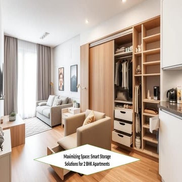 Maximize Space in 2 BHK Apartments with Smart Storage Solutions | PPTX