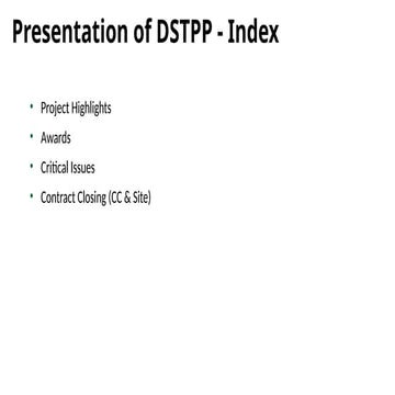 the slide shows the sample outline of any presentation | PPT