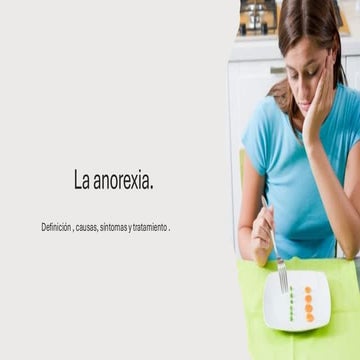 La anorexia -definicion , causas y tratamiento | PDF