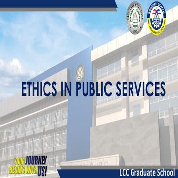 Ethics in Public Service, Ethics for Teachers | PPTX