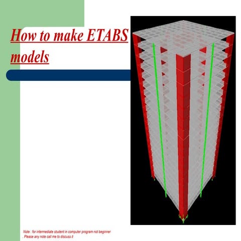 ETABS BASIC DESIGN | PDF
