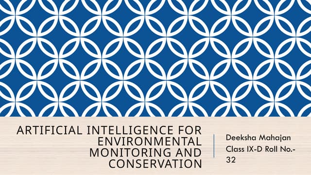 Artificial Intelligence (AI) and Climate Change.pptx